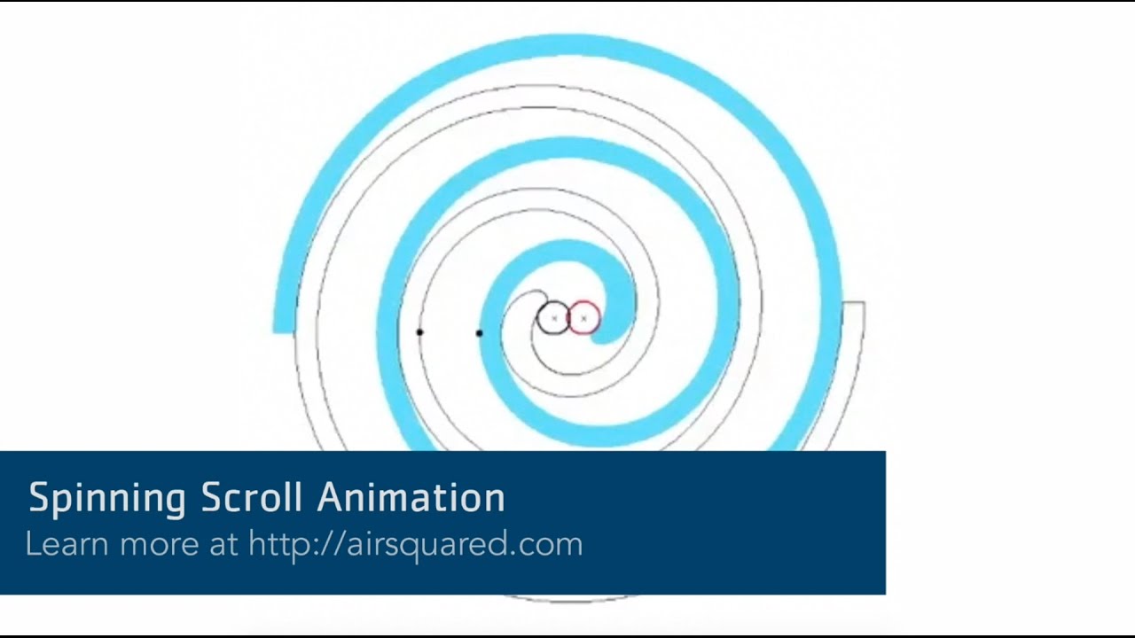 Spinning Scroll Animation - Air Squared Scroll Technology